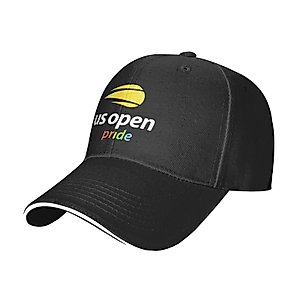 Us Open Tennis 2023 Sandwich Cap Unisex Classic Baseball Capunisex Adjustable Casquette Dad Hat Black