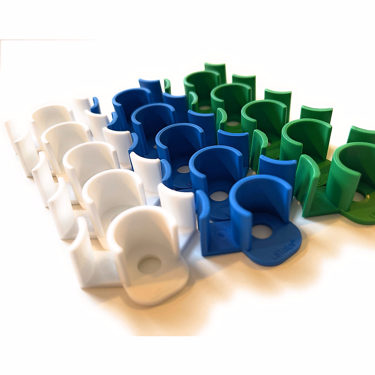 AirTech Home Automation Plant Training Clips, LST Clips for Low Stress Training Plant Stem Support, 90 Degree Angle Plant Clips, Made in California USA, 30pk Green