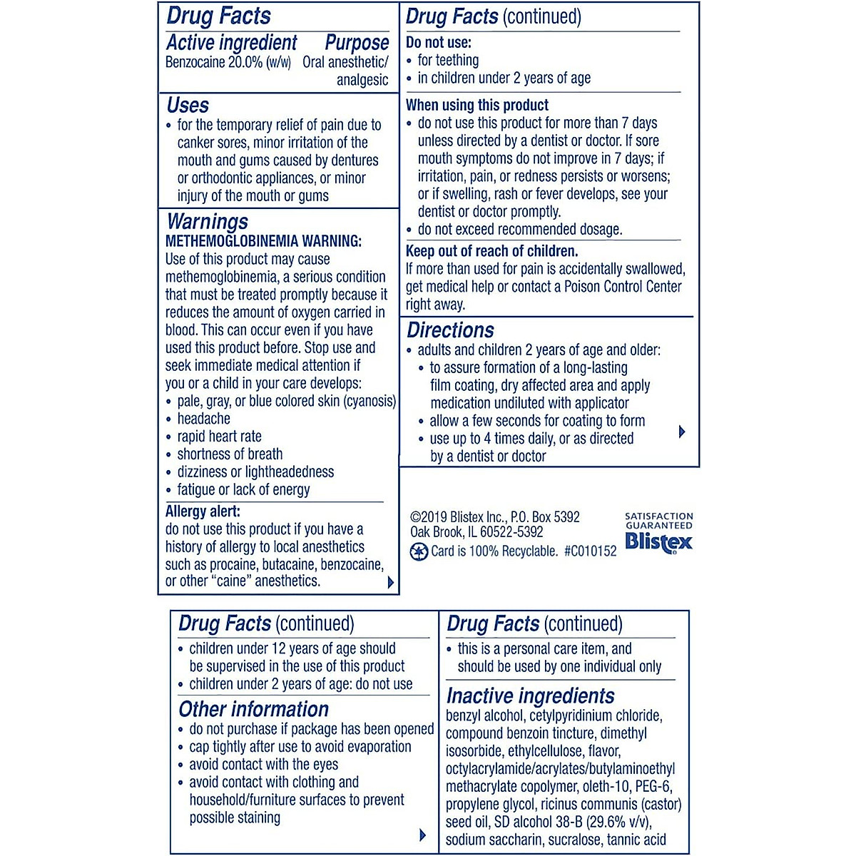 Kank-A Mouth Pain Liquid Professional Strength 0.33 Ounce, 1 pack