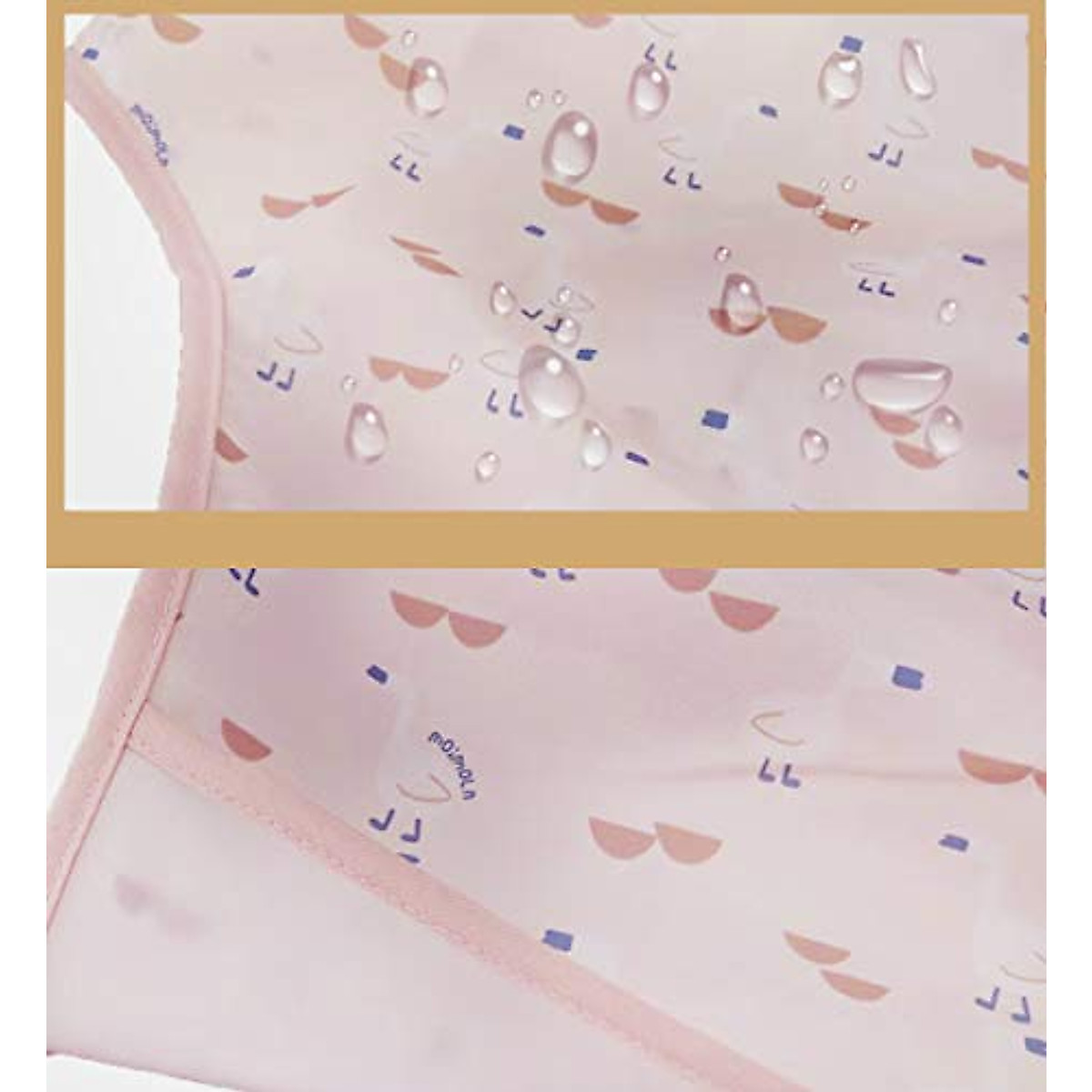 6-42 Months Toddler Baby Sleeved Bibs Waterproof Eating and Painting Smock. JNINTH