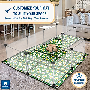 Reusable Guinea Pig Cage Liner Washable Guinea Pig Bedding | Guinea Pig Bedding Odor Control Waterproof Crate Pad | Modular Hamster Bedding 2Pcs Bedding for Guinea Pigs 13.7x25.5 Guinea Pig Pee Pad