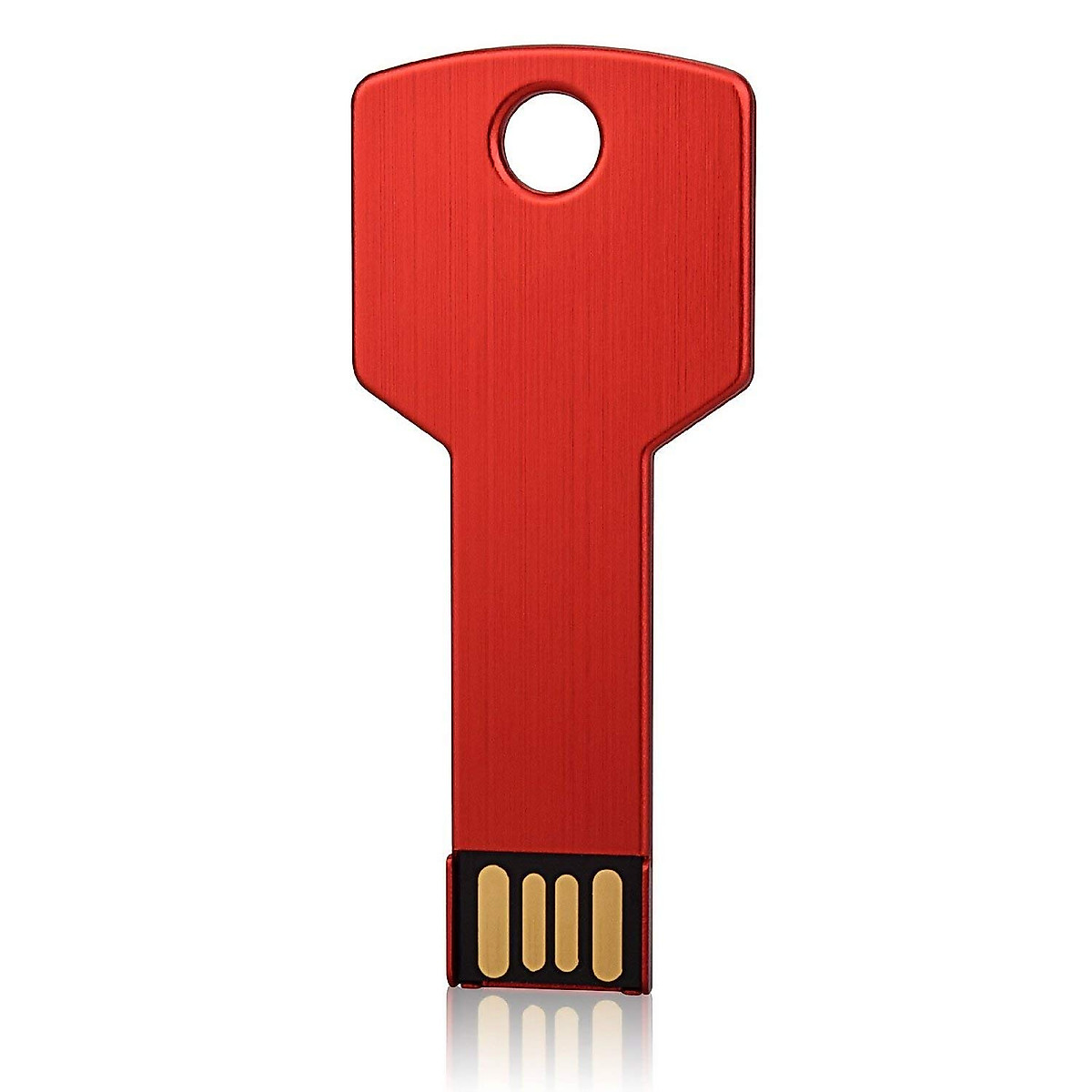 10Pack 2.0 USB Flash Drive Metal Key Design Metal Key Shaped Memory Stick USB Disk (2.0/8GB, Red)