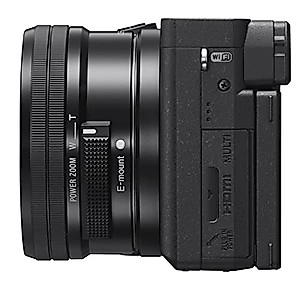 Sony a6400 Mirrorless Camera with 16-50mm Lens, 128GB Extreem Speed Memory,.43 Wide Angle & 2X Lenses, Case,Tripod, Filters, Hood, Grip,Spare Battery & Charger,Editing Software Kit -Deluxe Bundle