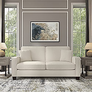 Bush Furniture Stockton Sofa, 73W, Cream Herringbone