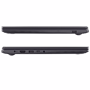 ASUS L510 15.6" Ultra Thin Laptop Computer, Quad-Core Intel Pentium Silver N5030, 4GB DDR4 RAM, 128GB eMMC, AC WiFi, Bluetooth, USB-C, 1 Year Office 365, Black, Windows 11 S, BROAG USB Extension Cable