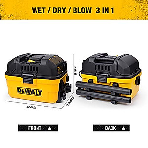 DEWALT DXV04T Portable 4 gallon Wet/Dry Vaccum, Yellow