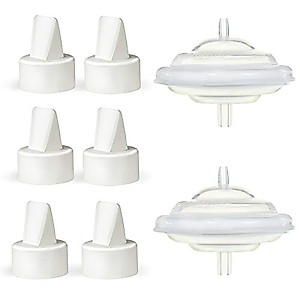 Replacement Duckbill Valves and Backflow Protector for Spectra, Compatible Pump Parts for Spectra S1 Spectra S2 Spectra 9 Plus by PumpMom (Not Original Spectra S2 Accessories)