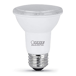 Feit Electric PAR20 LED Light Bulb, 50W Equivalent, Non-Dimmable, 3000K Warm White, E26 Base, 500 Lumen, Indoor/Outdoor Recessed Light Bulb, 10-Year Lifetime, Damp Rated, PAR2050/10KLED/3, 3-Pack