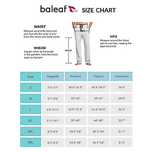 BALEAF Men's Sweatpants Casual Lounge Cotton Pajama Yoga Pants Open Bottom Straight Leg Male Sweat Pants with Pockets Light Gray M