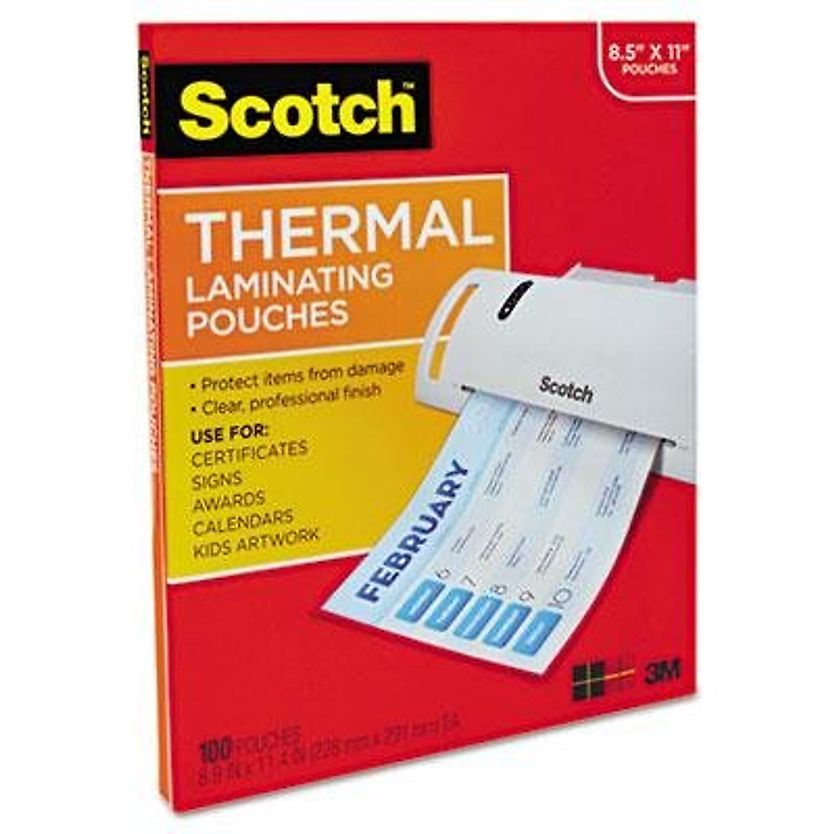 Scotch Thermal Laminating Pouches Premium Quality, 5 Mil Thick for Extra Protection, 20 Pack Photo Size Laminating Sheets, Our Most Durable Lamination Pouch, 3.7 x 5.2 inches, Clear (TP5902-20)