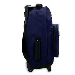 Everest Wheeled Backpack - Standard, Navy, One Size