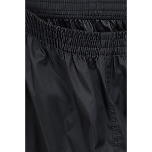 Mountain Warehouse Pakka Womens Waterproof Rain Over Pants - Packaway Bag Black 8
