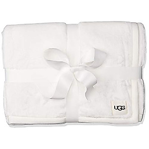 UGG Unisex-Adult Duffield Throw Ii Wearable Blanket, Cream, One Size US