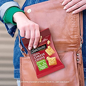 SARGENTO® 100% Cheese Crisps Variety Pack, Parmesan and Cheddar, 10 Snack Packs