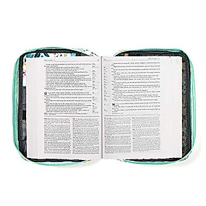 Bible Cover Case for Women Girls Ladies Scripture Bag Lds Teens Book protective Carrying Carrier with Pockets Large Medium Standard Size Catholic Church Religious journaling organizer Mothers Mom Gift