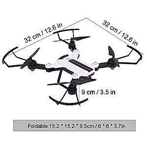 Tomantery Foldable FPV Drone Plastic Metal Aircraft Cultivating Interest(#1)