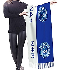 1920 Sorority Gifts Paraphernalia For Women Fall Winter Cashmere Feel Scarf Large Long Shawl Wrap Soft Warm Big Scarves