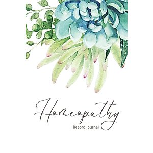 Homeopathy Record Journal: 6x9" Paperback Notebook for Homeopathic Cases for Household or Individuals