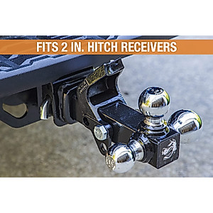 Buyers Products - 1802279 Tri-Ball Truck Hitch with Pintle Hook