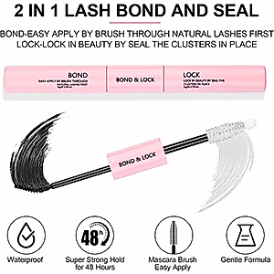 Fenshine Cluster Eyelash Extensions 240pcs 20D/40D Cluster Eyelashes Mixed, Natural False Eyelashes Cluster Soft Individual Lashes Clusters