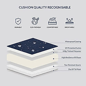 BELLEZE Patio Furniture Set 4 Pieces Outdoor Furniture Rattan Chairs and Table Wicker Sofa Garden Conversation Bistro Sets with Cushions for Porch Yard Pool or Backyard, Brown