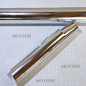 24''x78''Chrome Mirror Silver Vinyl Wrap Sticker Decal Film Sheet,Self-Adhesive