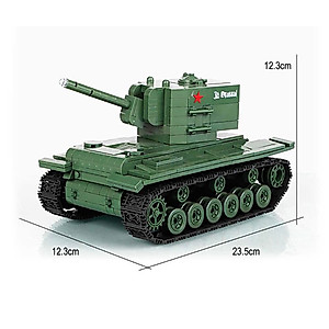 General Jim's Military Themed WW2 Building Blocks Tank Sets for World War 2 Brick Building Enthusiats (Soviet KV2 Panzer Tank)