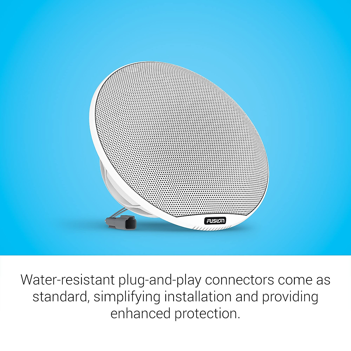 Garmin Fusion® Signature Series 3i Marine Coaxial Speakers, 7.7" 280-watt Coaxial Classic White Marine Speakers (Pair)