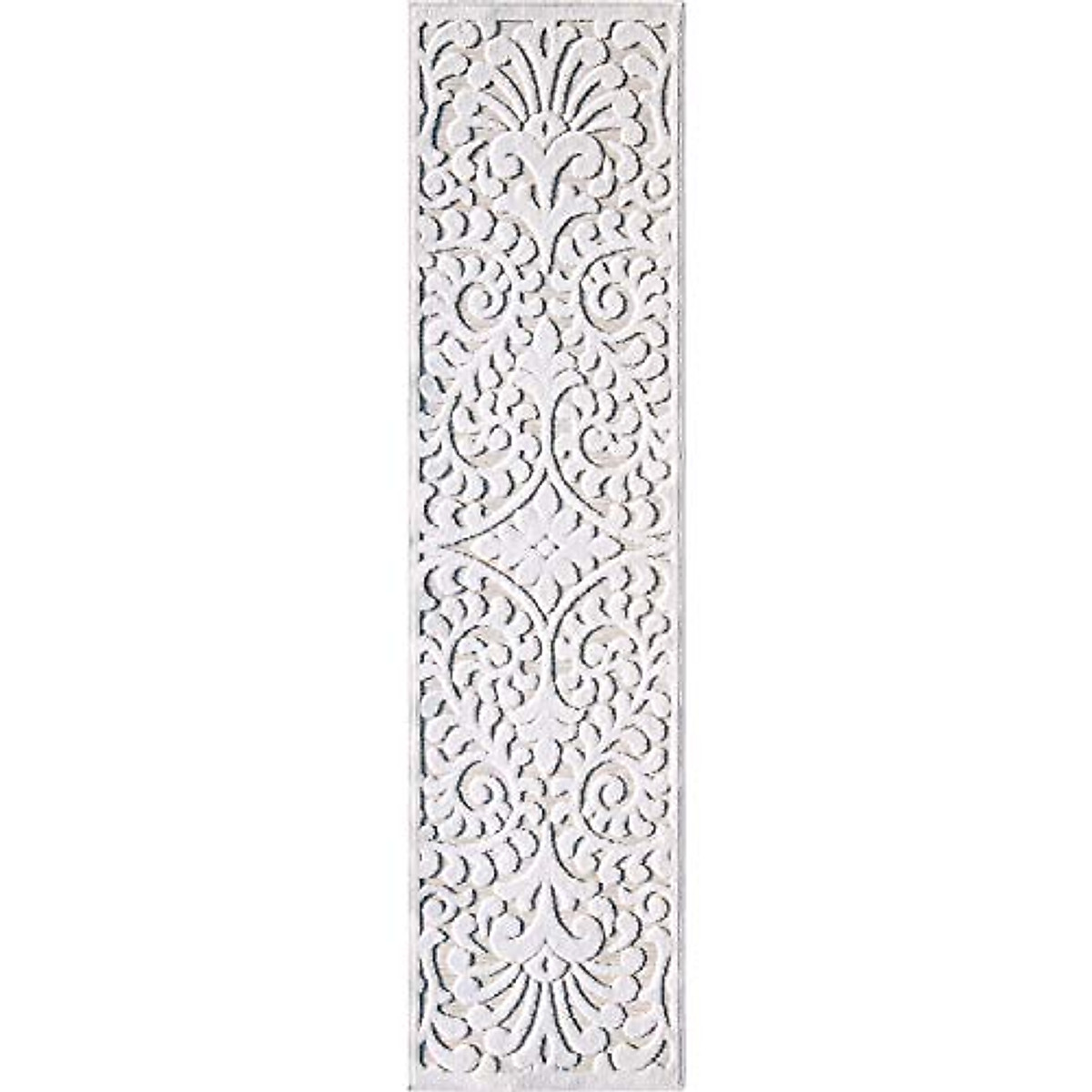 My Texas House by Orian Bluebonnets Area Rug, 1'11" x 7'6", Natural Driftwood