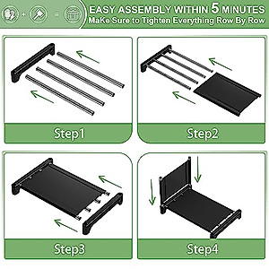 REIBII Bookshelf for Bedroom Book Shelf Organizer Bookcase Tall Book Case 15 Cube Storage Organizer Cube Shelf Black Cubby Storage Organizer Shelves for Bedroom Living Room Closet Office DIY