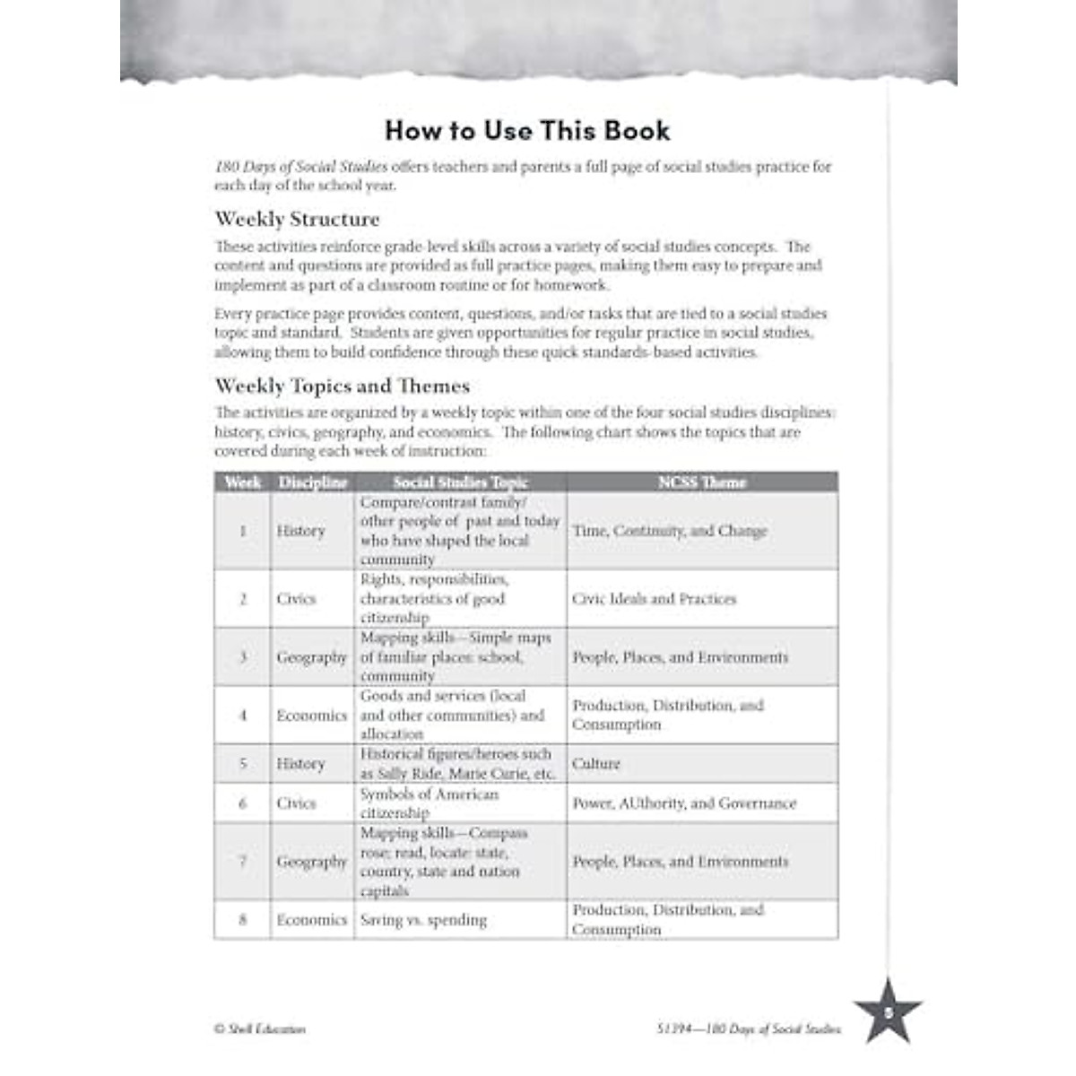 180 Days: Social Studies for 2nd Grade Practice Workbook for Classroom and Home, Cool and Fun Practice Created by Teachers (180 Days of Practice)