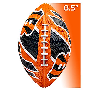 Franklin Sports NFL Cincinnati Bengals Football - Youth Football - Mini 8.5" Rubber Ball - Perfect for Kids - Team Logos and Colors