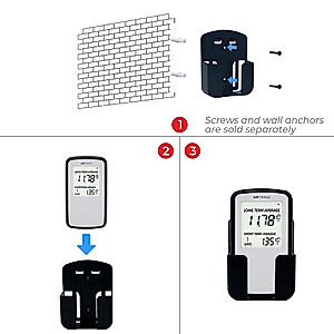 Multiple Purposes Case for Corentium Home Radon Detector by Airthings, for Desktop and Wall-Mounted