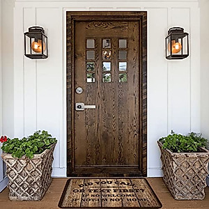 Did You Call or Text First Doormat - Welcome Mat Indoor Doormat Rubber Backing Non Slip Rugs for Inside Floor Mats for Entryway Machine Washable 24"(W) x 36"(L)