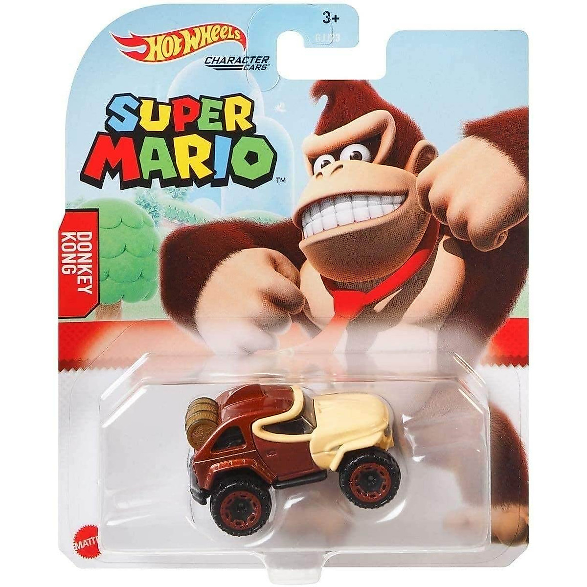 Hot Wheels 2021 Super Mario Character Cars Complete Set of 6 Diecast Vehicles from GJJ23-956G Release