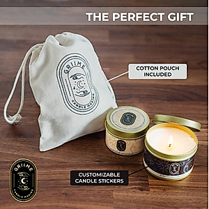 Griime Complete Candle Making Kit – Candle Making Supplies for Adults & Kids – Scented Home Creations, Soy Wax, Dyes, Essential Oils, Cotton Wicks, Holders, Instructions – DIY Candle Making kit