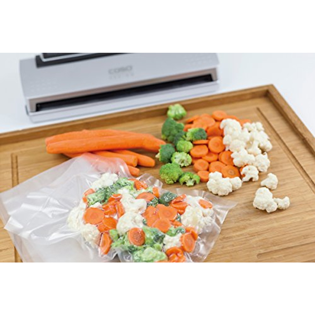 CASO 50-Piece Vacuum Sealer Bag, 6.3 by 9.1-Inch