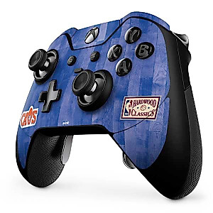 Skinit Decal Gaming Skin Compatible with Xbox One Elite Controller - Officially Licensed NBA Cleveland Cavaliers Hardwood Classics Design