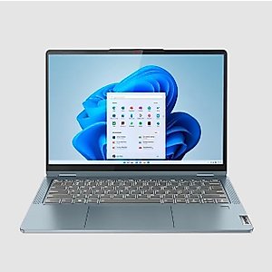 Lenovo Flex 7 14IRU8 | 14" 2.2K IPS Touch Laptop | Core i7-1355U | 16GB LPDDR4x RAM | 1TB NVMe M.2 SSD | Backlit Keyboard | Wi-Fi 6E | FHD Camera | Stone Blue Windows 11 Home (Renewed)