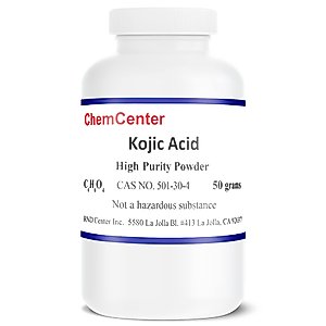 Kojic Acid, High Purity Powder, 50 Grams