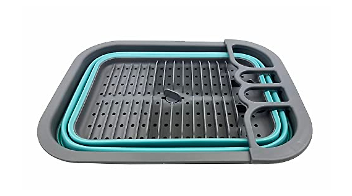 SAMMART Collapsible Dish Drainer: Space-Saving Storage