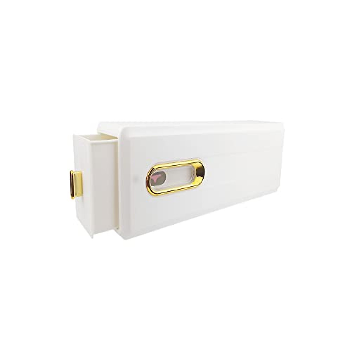 Frantlna 6 Cell Wall Mounted Sock and Underwear Drawer Organizer Wardrobe Storage Box Plastic Punch-free Multifunctional Self Adhesive Boxs (1pack)