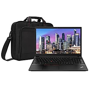 Lenovo ThinkPad E15 Gen 2-are 20TD003KUS 15 inch Notebook PC Bundle with i5-1135G7 2.4 GHz CPU, 8GB DDR4, 256GB SSD, Iris Xe Graphics, Webcam, Stereo Speakers, Microphone, Windows 10 Pro, Laptop Bag