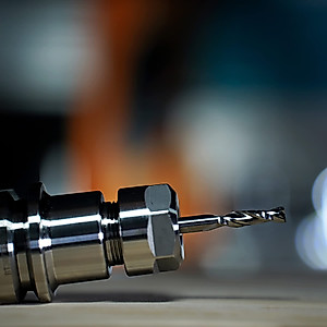 SpeTool Spiral Upcut Router Bit 1/4 inch Shank 1/4 inch Cutting Diameter Solid Carbide End Mill CNC Rourer Bits for Woodworking Wood Carving Tool