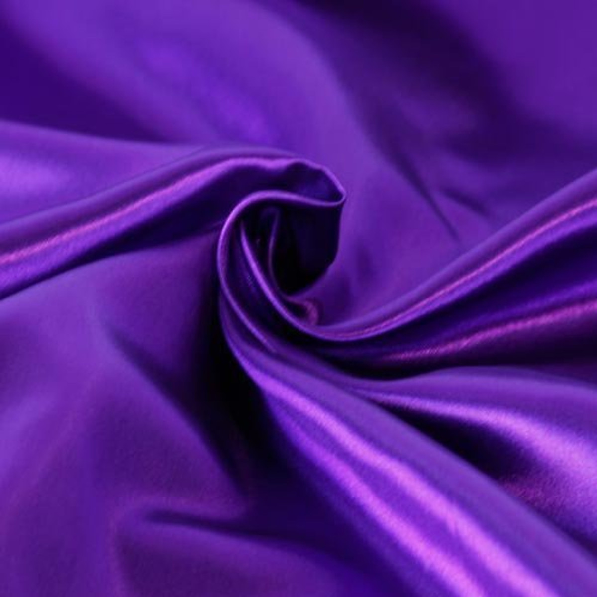 AK TRADING CO. Solid Satin Fabric - Purple - 60" Width - Sold BTY