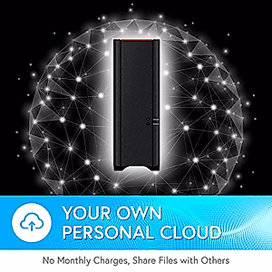 BUFFALO LinkStation 210 2TB 1-Bay NAS Network Attached Storage with HDD Hard Drives Included NAS Storage That Works as Home Cloud or Network Storage Device for Home