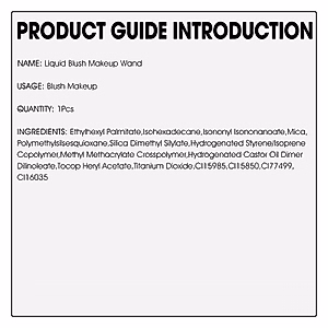 LSxia Liquid Blush Makeup Wand, Cream Liquid Blush with Cushion Applicator For Cheeks Tint, Natural-looking, Glow Dewy Finish, Weightless Blendable Liquid Blush Stick | #102 ENERGETIC-Coral Orange