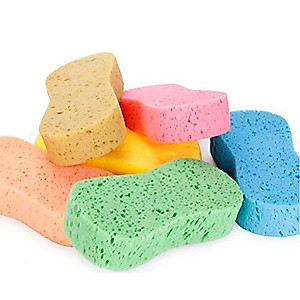 VORCOOL 5 Pcs Car Wash Sponges Bone Design for Polishing Porous Car Wash Sponges