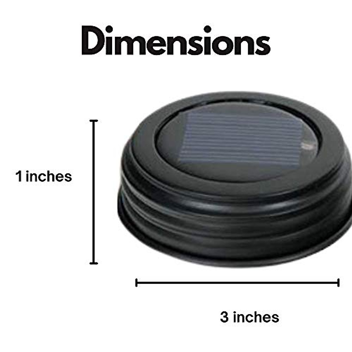 CTW Home Collction Angel Tears 46" Solar LED Star Light String LID for Regular Mason JAR