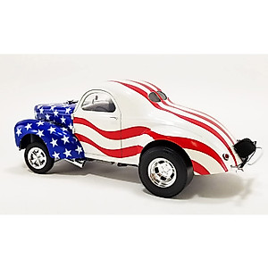 1940 Gasser Patriot American Flag Livery Limited Edition to 300 Pieces Worldwide 1/18 Diecast Model Car by Acme A1800923